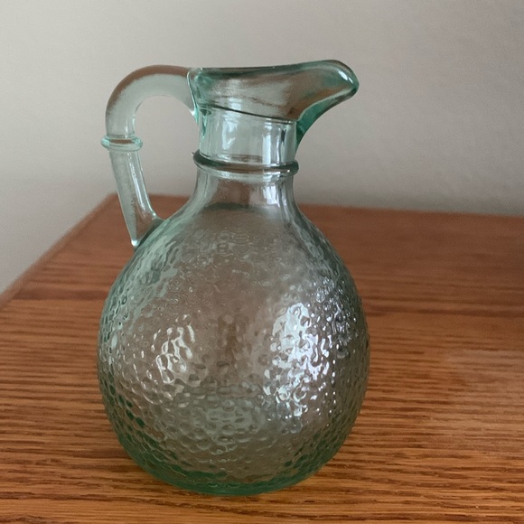 Accents | Vintage Depression Glass Small Green Bottle No Chips Or ...